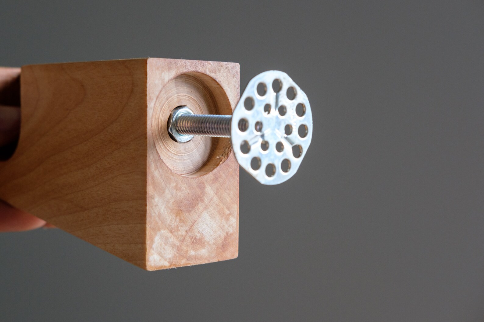 Minimalist Wooden Curtain Rod and Supports With Invisible - Etsy