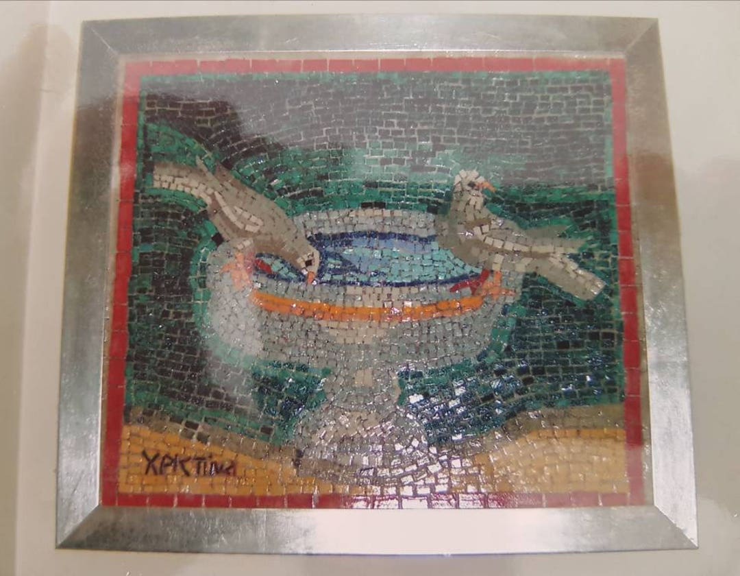 The Holy Communion. Original Mosaic, Smalti & Marble - Etsy