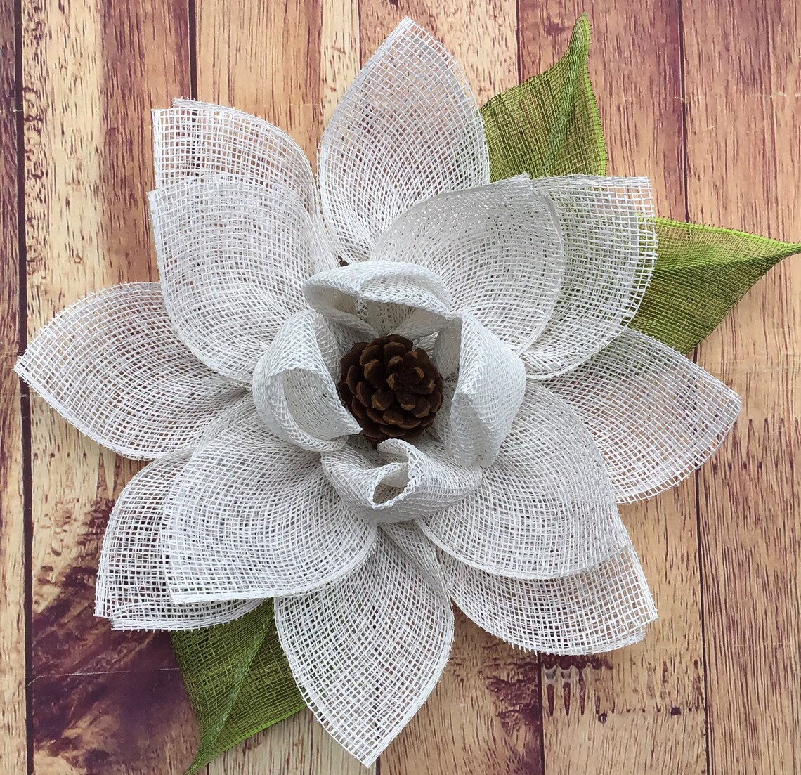 Magnolia Flower Wreath Front Door Decor Everyday Wreath - Etsy
