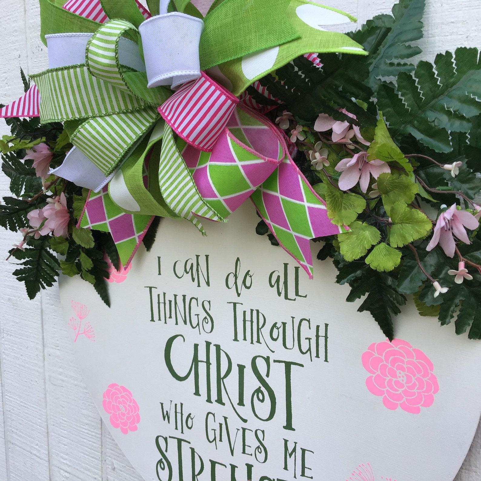 Wood Religious Welcome Sign Rustic Front Door Decor Wall - Etsy