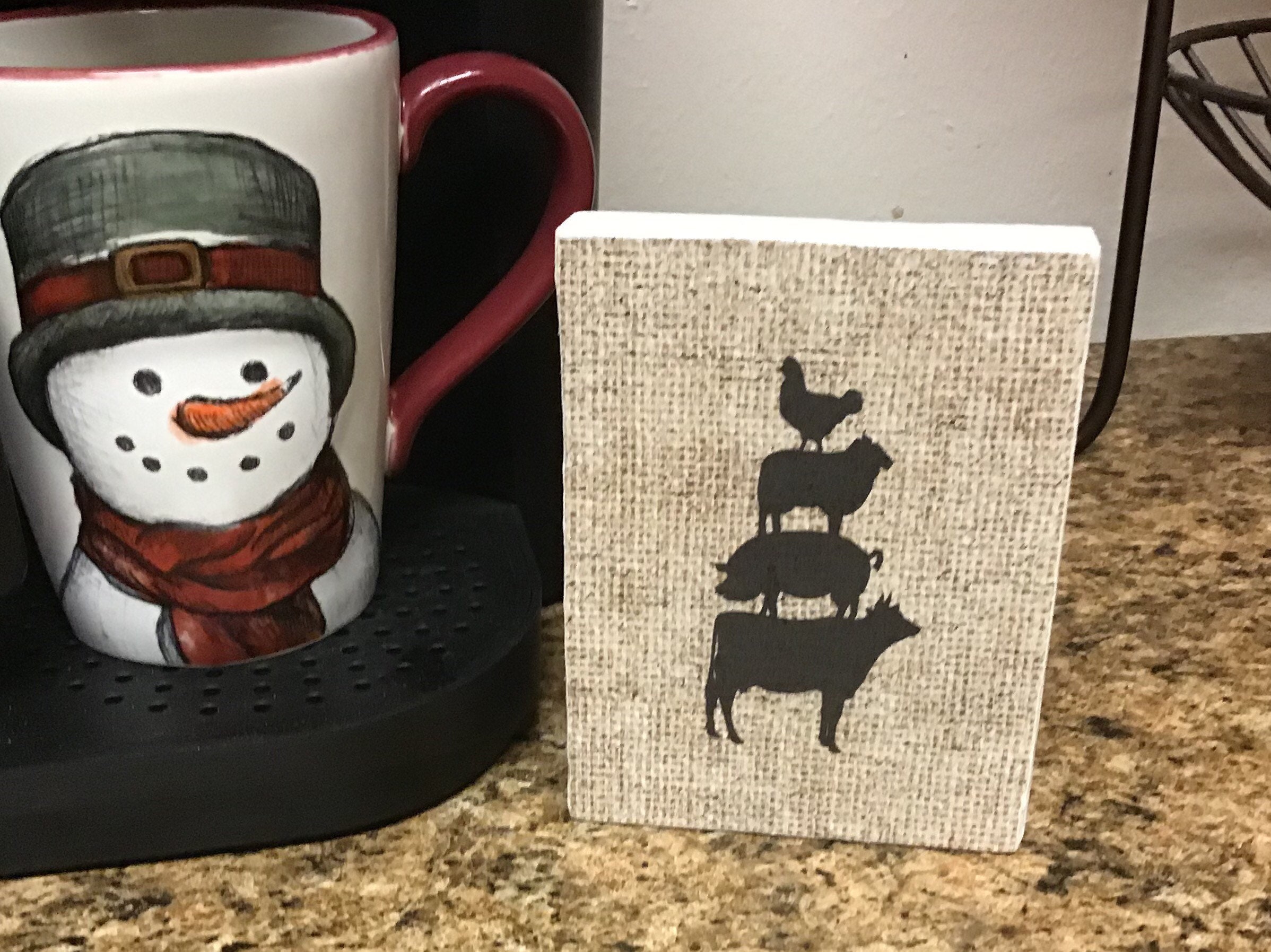 Wooden Farmhouse Shelf SittersReversible Home Decor Home | Etsy