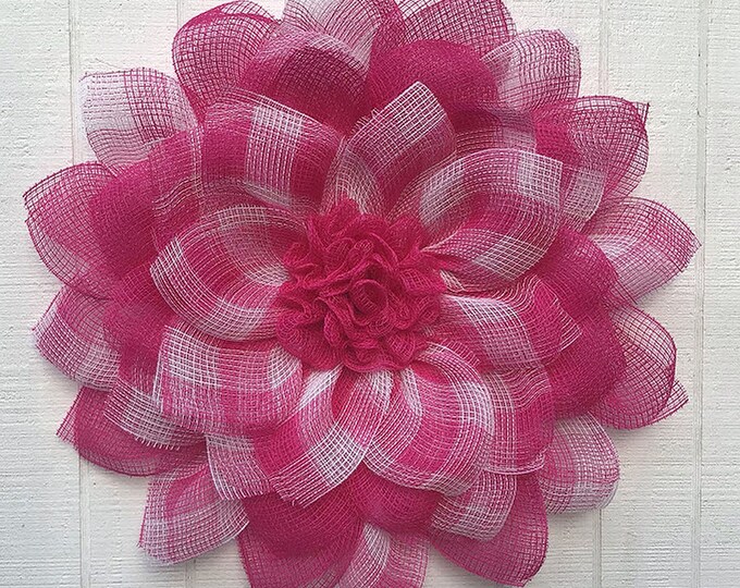 Everyday Pink Flower Wreath, Little Girl's Room Decor, Easter Decor ...