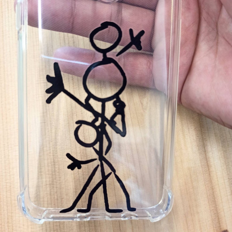 Stickman Dad Kids Decal Stickers Vinyl Phone Sticker - Etsy