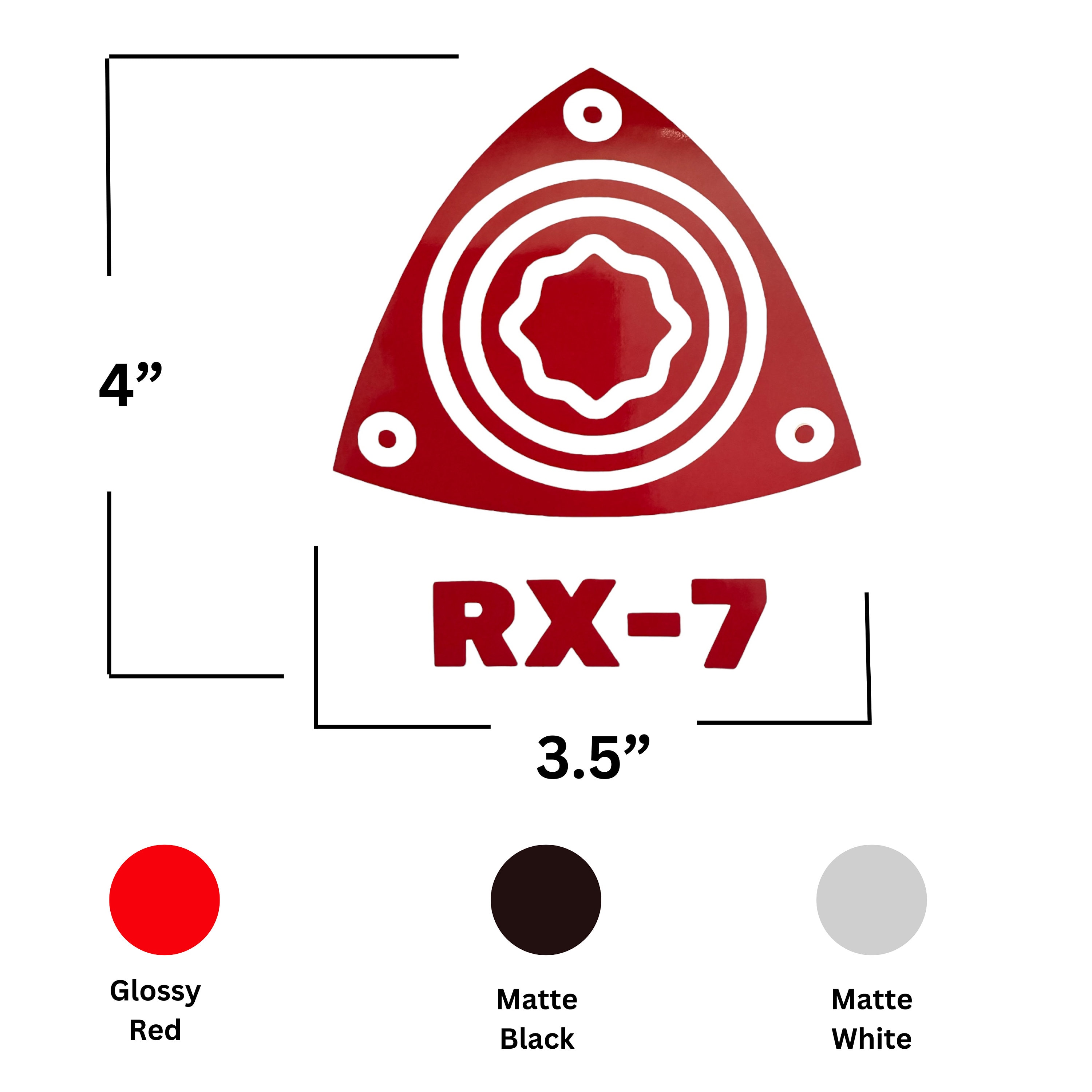 Mazda RX3 RX7 RX8 Vinyl Decal Bumper Sticker - Etsy