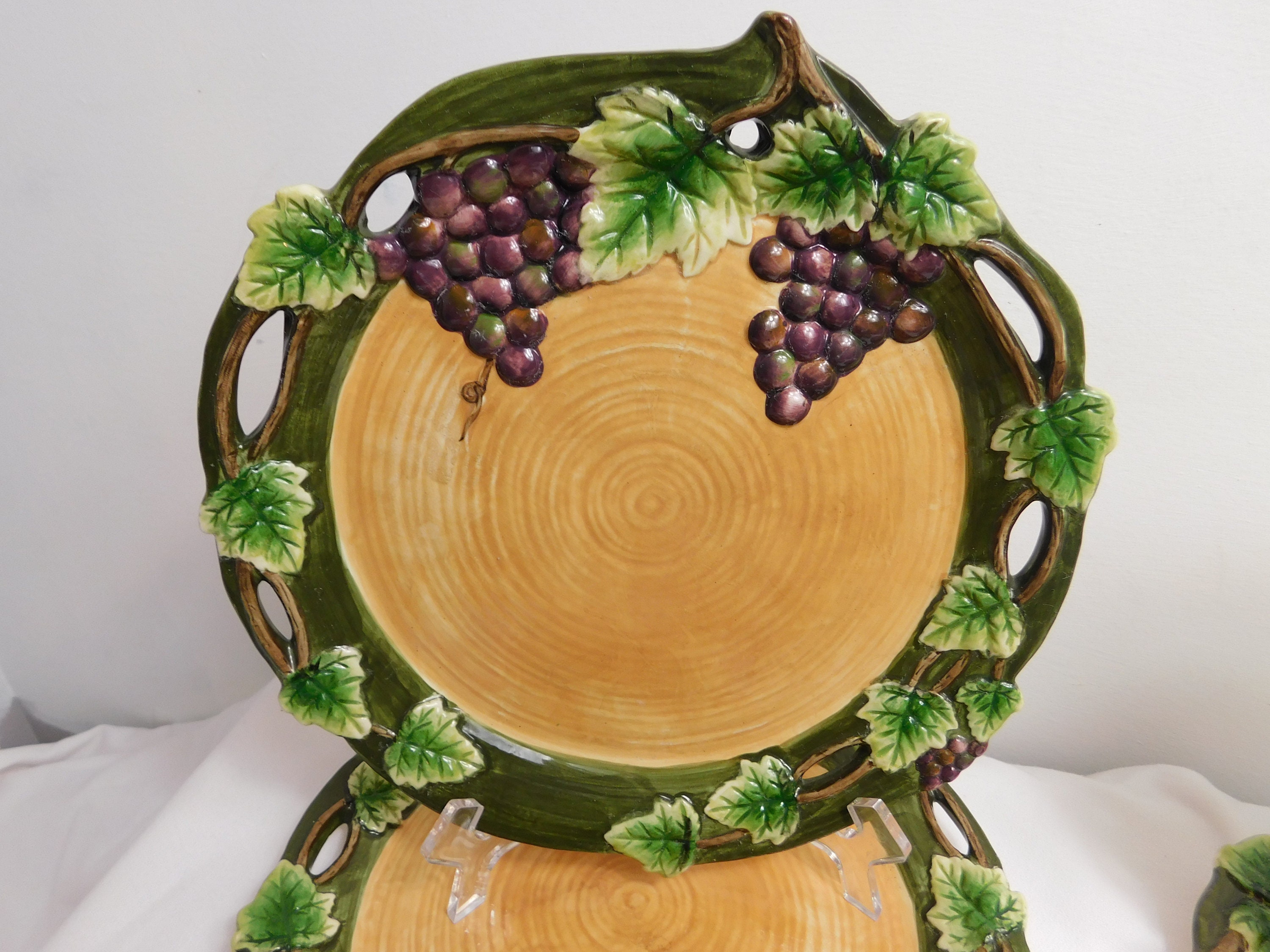 A4 Pacific Rim Sonoma Grapes & Vine 6pc Lot Dinners - Etsy