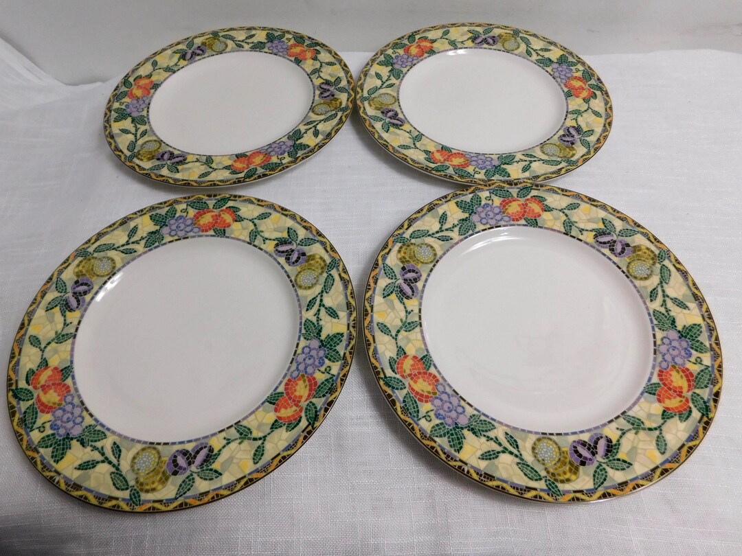 L7 - Mikasa Ultima Plus Chelsea Court Dinner Plates Lot of 4 - Etsy
