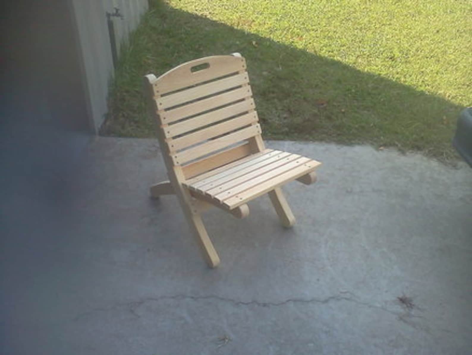 Collapsible Chair Plans With Full Size Patterns Outdoor - Etsy Canada