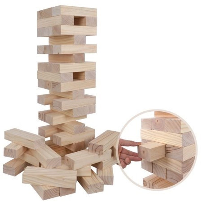 DIY Giant Toppling Tower Plans Jumbo Tumbling Tower Game DIY | Etsy