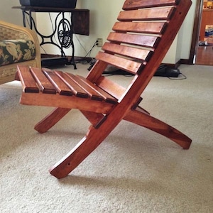 Collapsible Chair Plans Outdoor Furniture DIY Folding Chair Patio ...