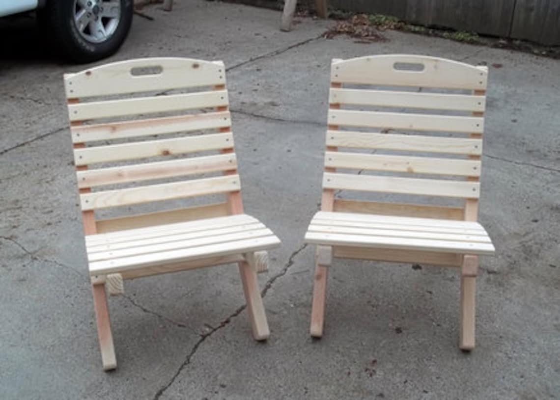 Collapsible Chair Plans Outdoor Furniture DIY Folding Chair Patio ...