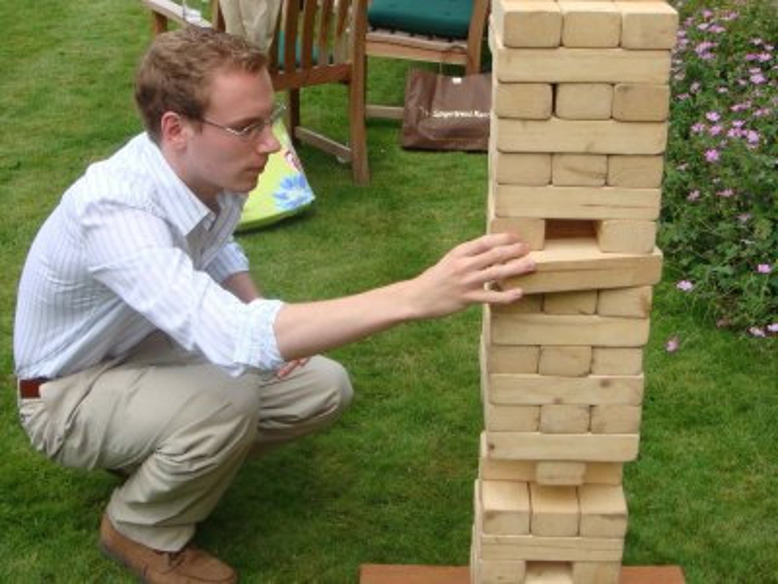DIY Giant Toppling Tower Plans Jumbo Tumbling Tower Game DIY 2x4 Lumber ...