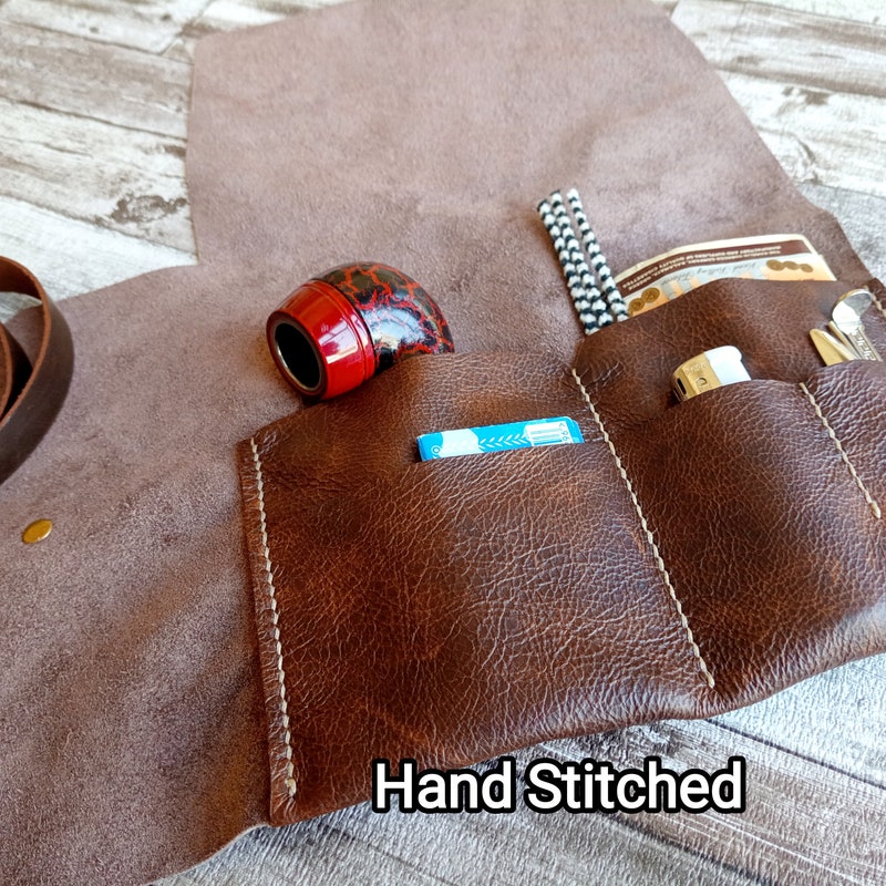 Leather Pipe Pouch - Etsy
