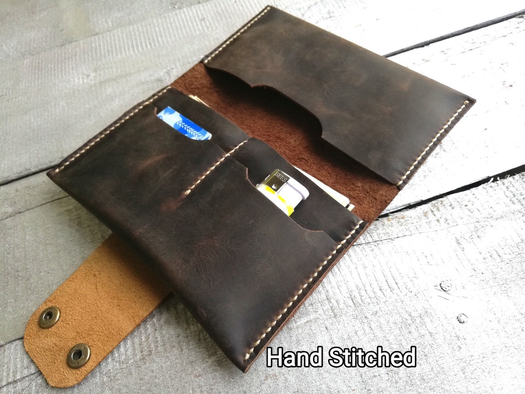 Tobacco Pouch Personalized Tobacco Purse Distressed Leather Roll up ...