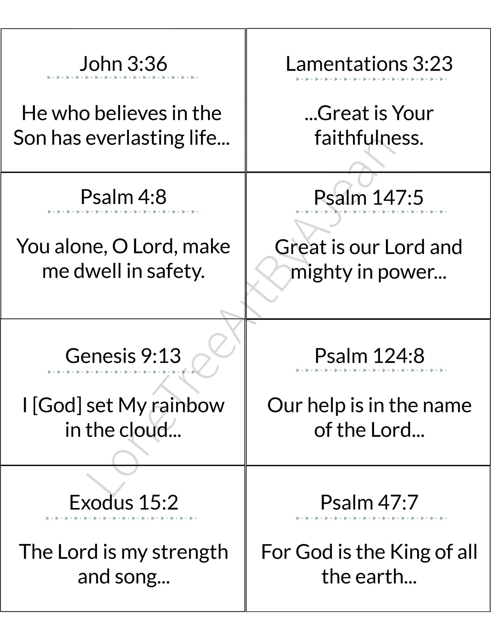 Preschool Bible Verse Memory Cards, Help Kids Learn Foundational Verses ...