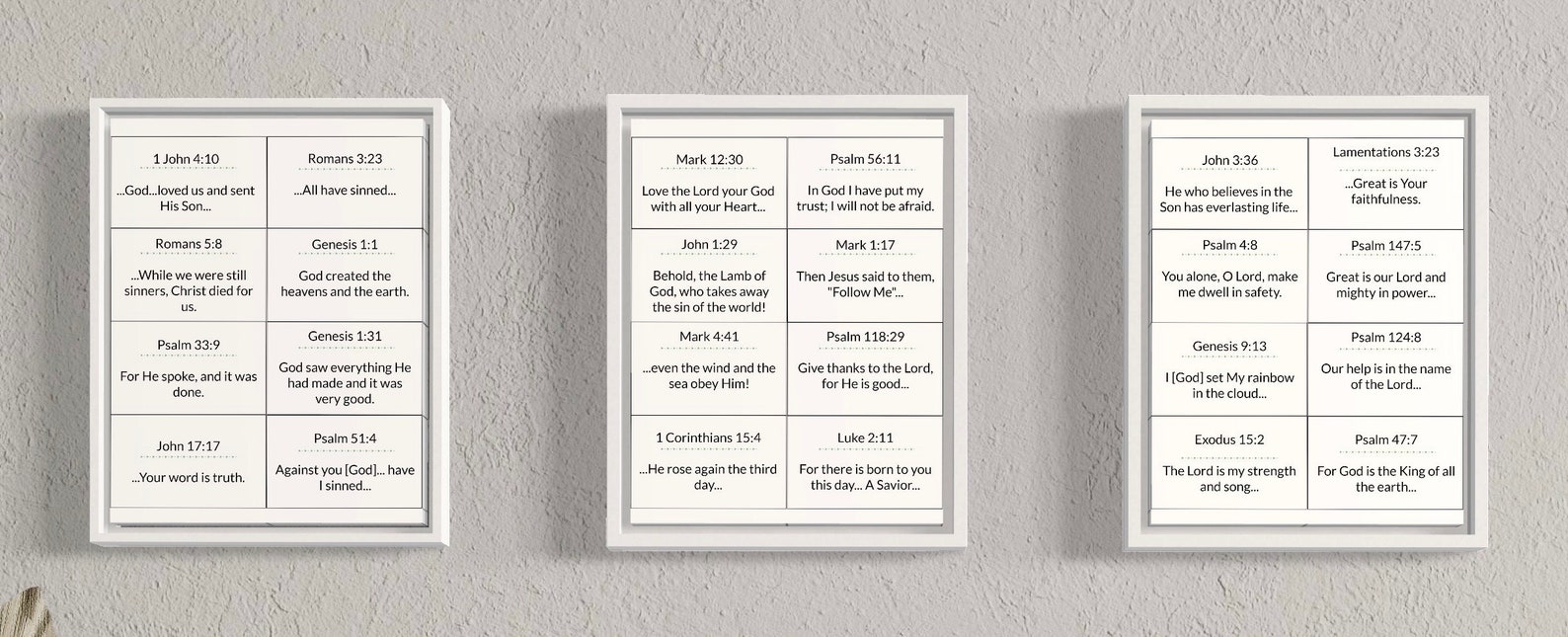 Preschool Bible Verse Memory Cards, Help Kids Learn Foundational Verses ...
