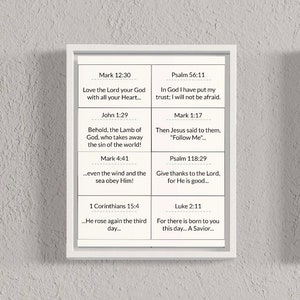 Preschool Bible Verse Memory Cards, Help Kids Learn Foundational Verses ...