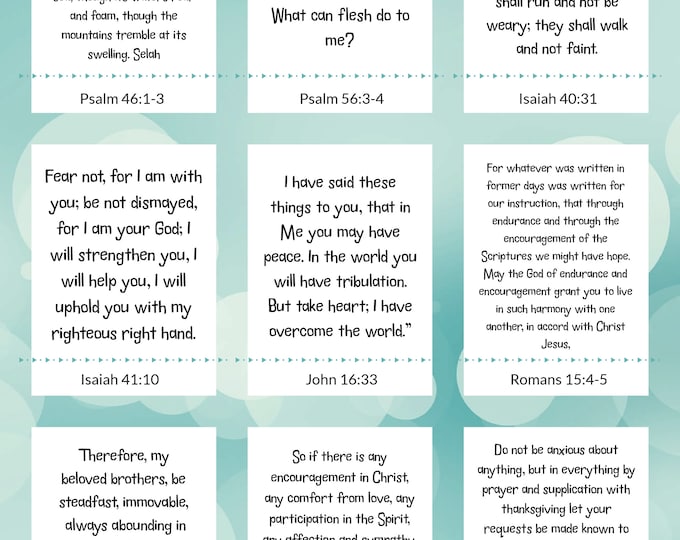 Abc's A-Z Bible Memory Verse Cards to Print and Cut Out, Digital ...