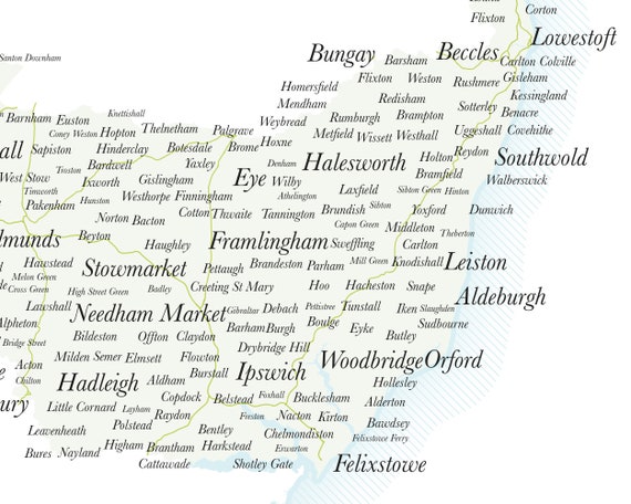 Print Map Of Suffolk County