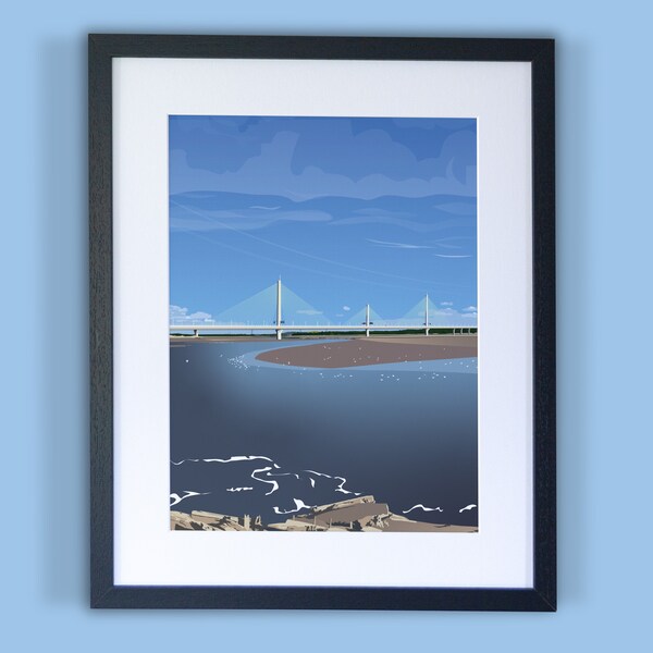 Cornwall County Map // Framed Map of Cornwall // Minimal Typographic ...