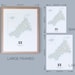 Cornwall County Map // Framed Map of Cornwall // Minimal Typographic ...