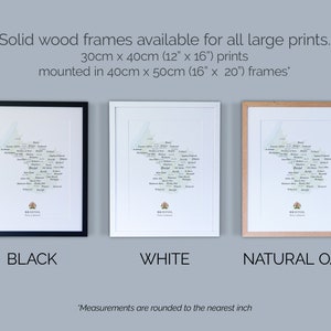 Bristol County Map // Framed Map of Bristol // Minimal Typographic ...