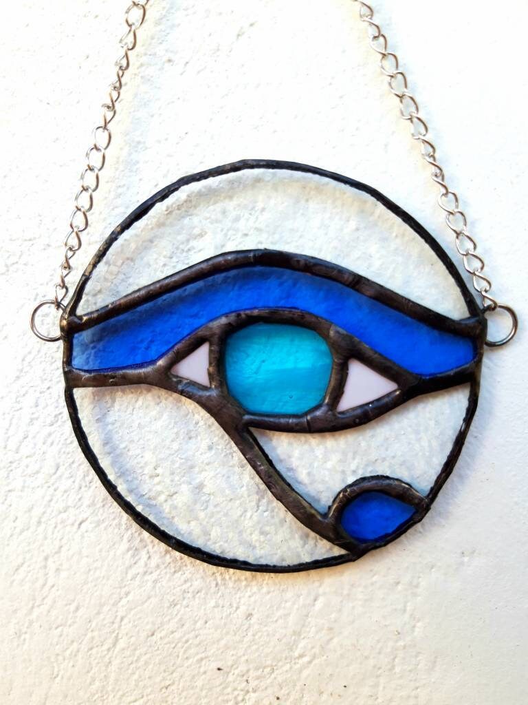 Evil Eye Stained Glass Suncatcher Glass Eye Wall Hanging - Etsy