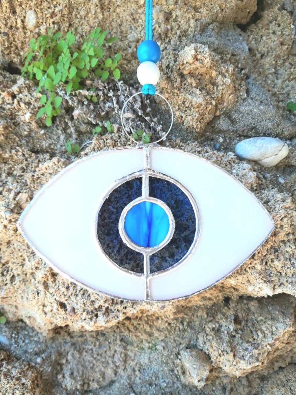 Stained Glass Eye Suncatcher Good Luck Eye Suncatcher Good - Etsy