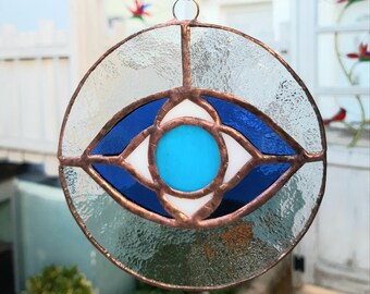 Evil Eye Stained Glass | Etsy