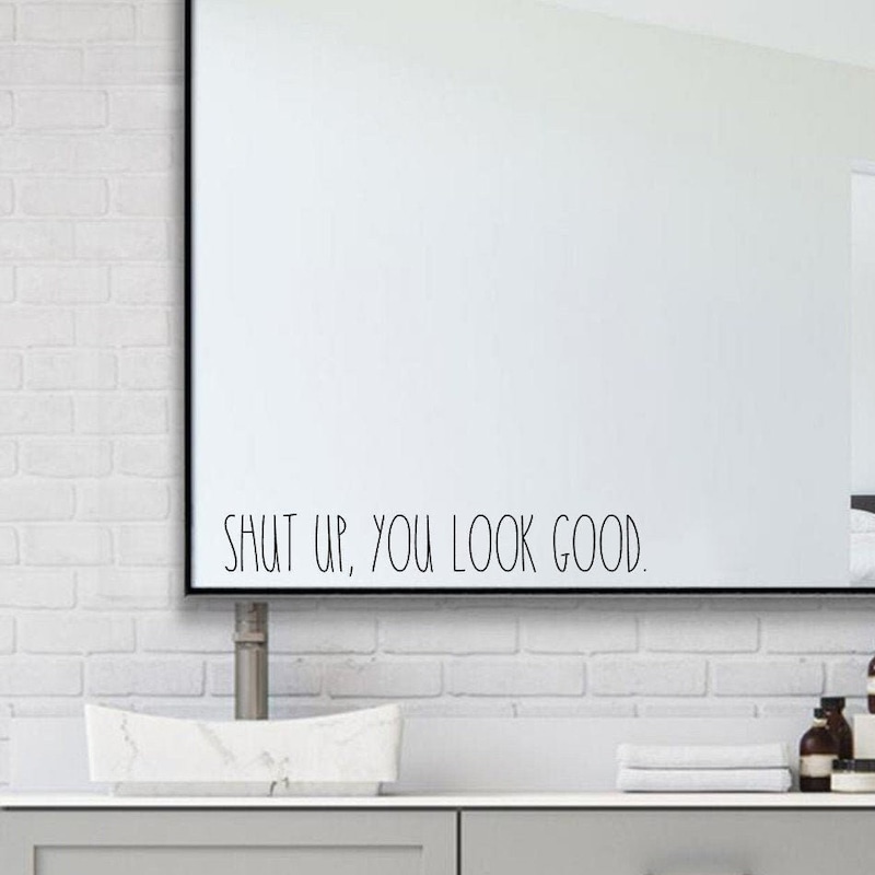 Mirror Decal - Etsy