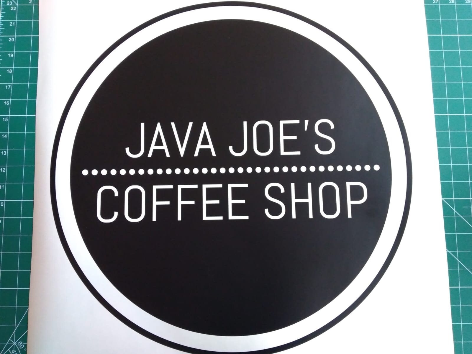 Custom store name decal personalised shop round sticker sign | Etsy