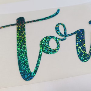 Personalized Christmas Stocking Name Iron on Decal - Custom HTV Patch ...