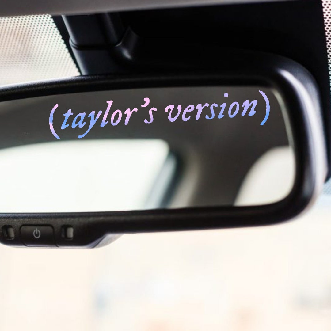 Sticker version Taylor, sticker folklore taylor, sticker rétroviseur ...