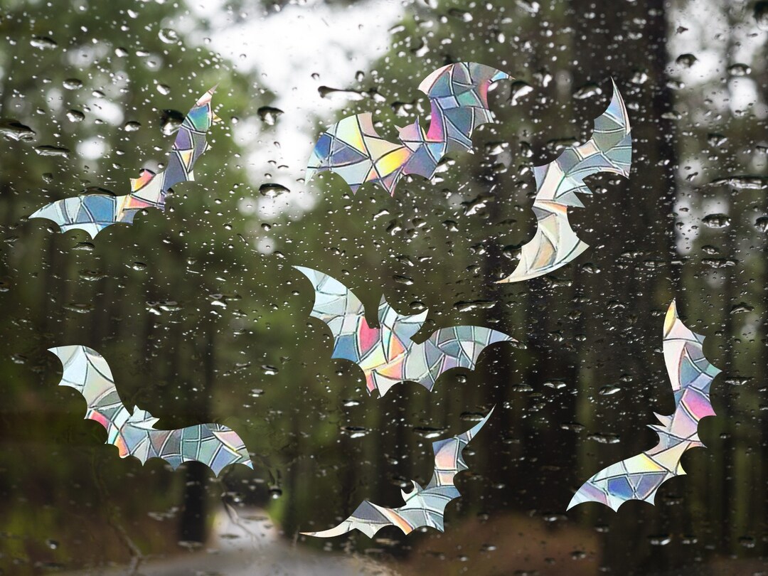 Bat Suncatchers for Windows, Bats Rainbow Maker Decal, Rainbow Maker ...
