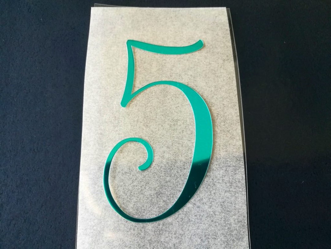 Custom Number Iron on Decal, 1st Birthday Heat Transfer Patch, Custom ...