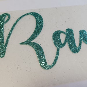 Personalized Christmas Stocking Name Iron on Decal - Custom HTV Patch ...