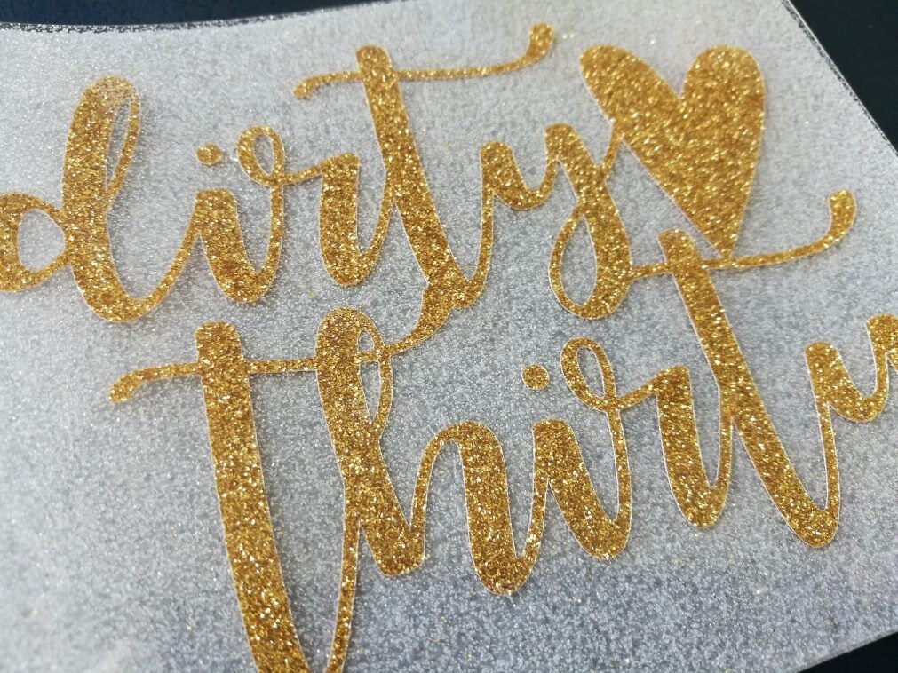 Dirty Thirty Iron on Decal 30th Birthday Party Heat Transfer - Etsy
