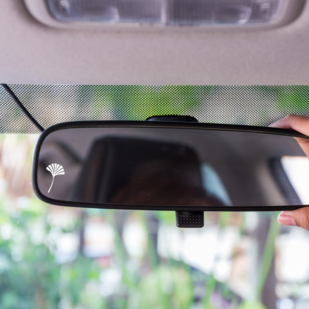 Ginkgo Leaf Car Decal: Rearview Mirror Sticker - Etsy