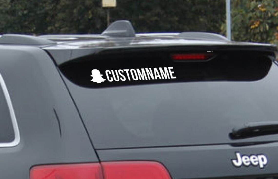 Snap chat sticker custom snapchat name decal custom social - Etsy 日本