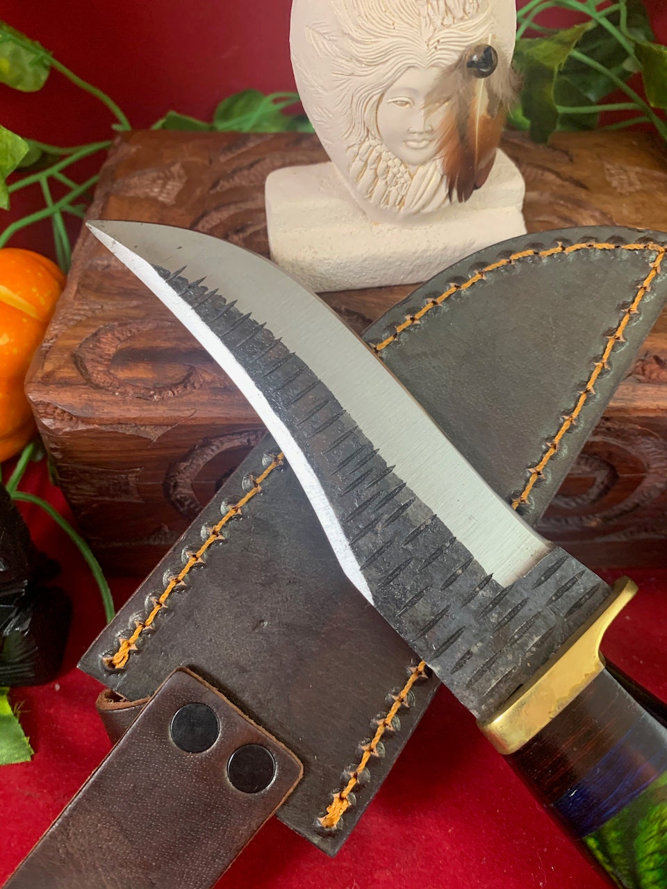 Gorgeous Hand Forged D-2 Tool Steel Boline/working Knife | Etsy