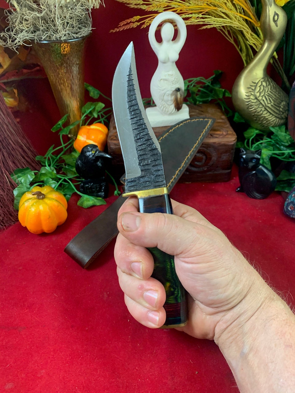 Gorgeous Hand Forged D-2 Tool Steel Boline/working Knife | Etsy