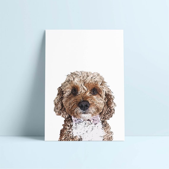 Cavoodle, Pet Archival Interior Art Print — My Lovely Pets Design