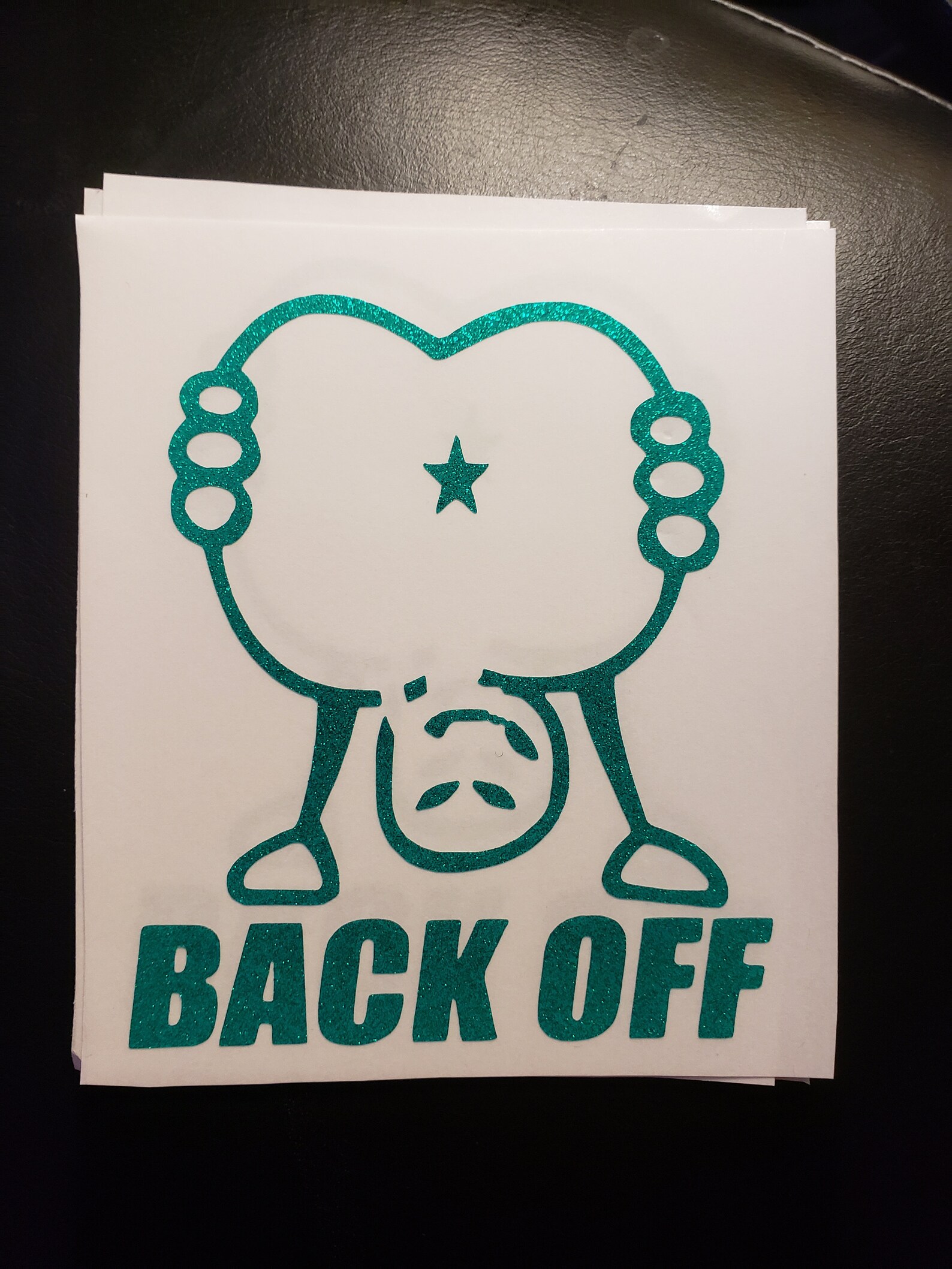 Back off Decal - Etsy