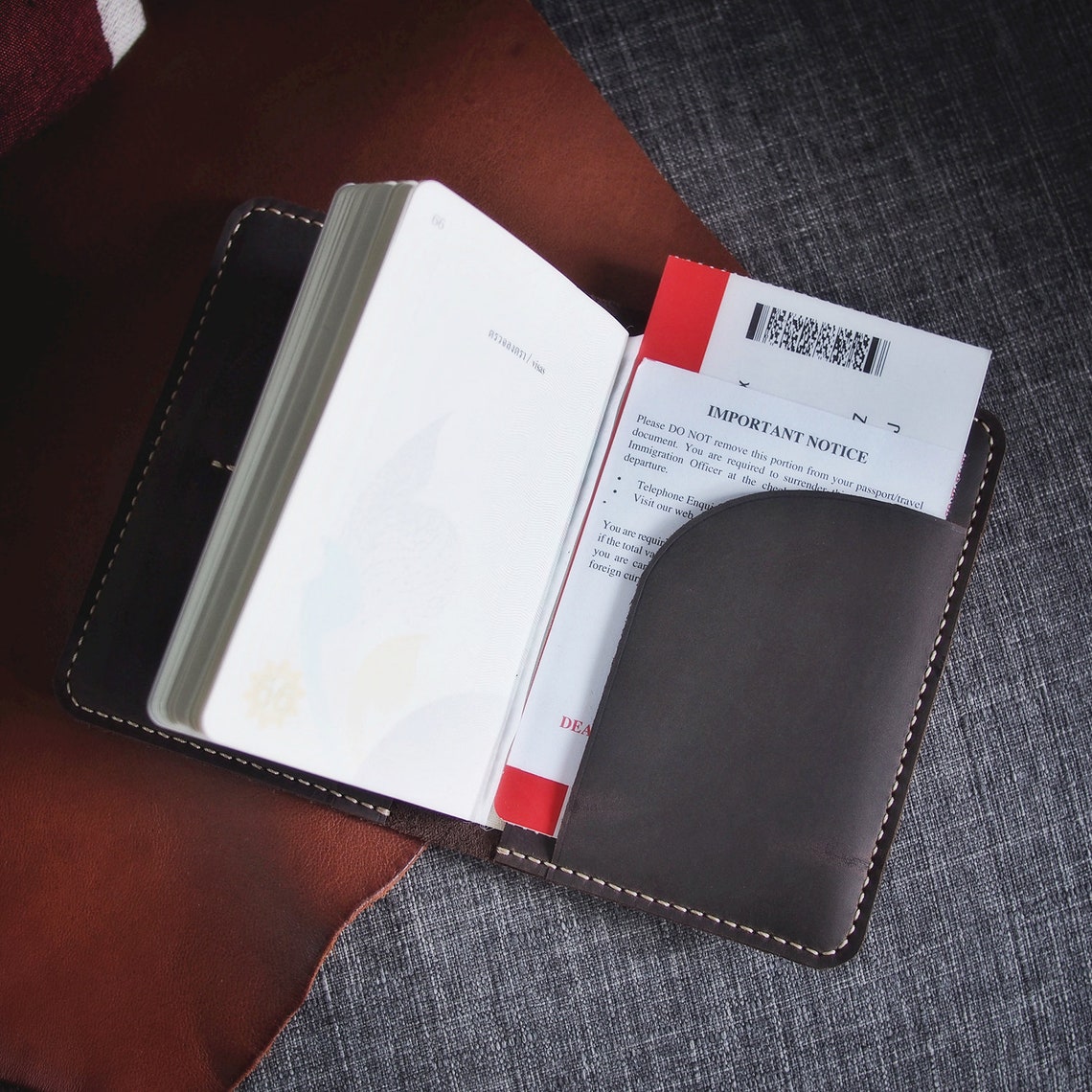 Leather Passport Holder Template: A4 PDF Pattern - Etsy