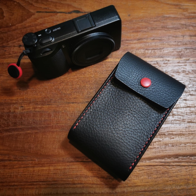 Handmade Black Leather Camera Soft Case for Ricoh Gr3/gr3x/gr4/gr4 ...