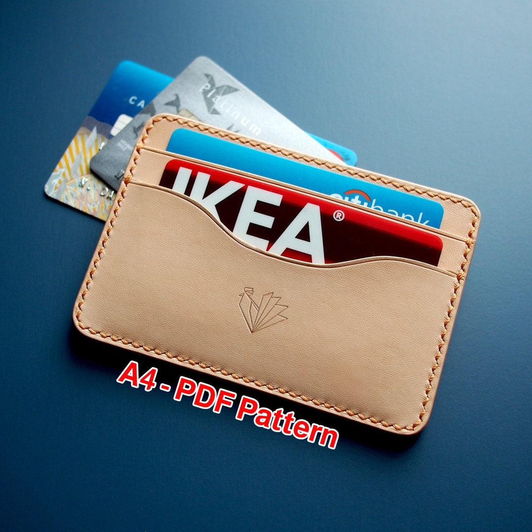 Classic Card Holder - PDF A4 Paper Pattern - Etsy