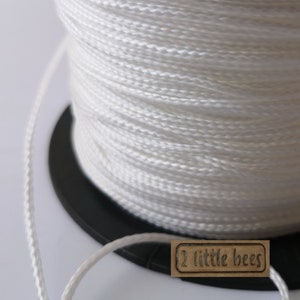 2mm White Strong Rope Drawstring Cord Dreamcatcher Round Travel Crochet ...
