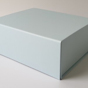 Gift Box Light Blue Magnetic Baby Shower Wedding Bridesmaid Birthdays ...