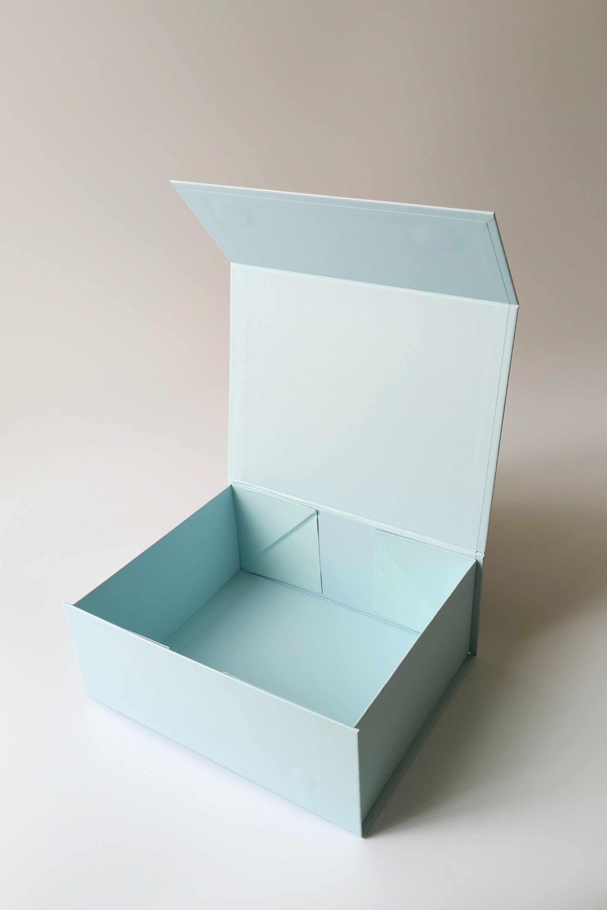 Gift Box Light Blue Magnetic Baby Shower Wedding Bridesmaid | Etsy