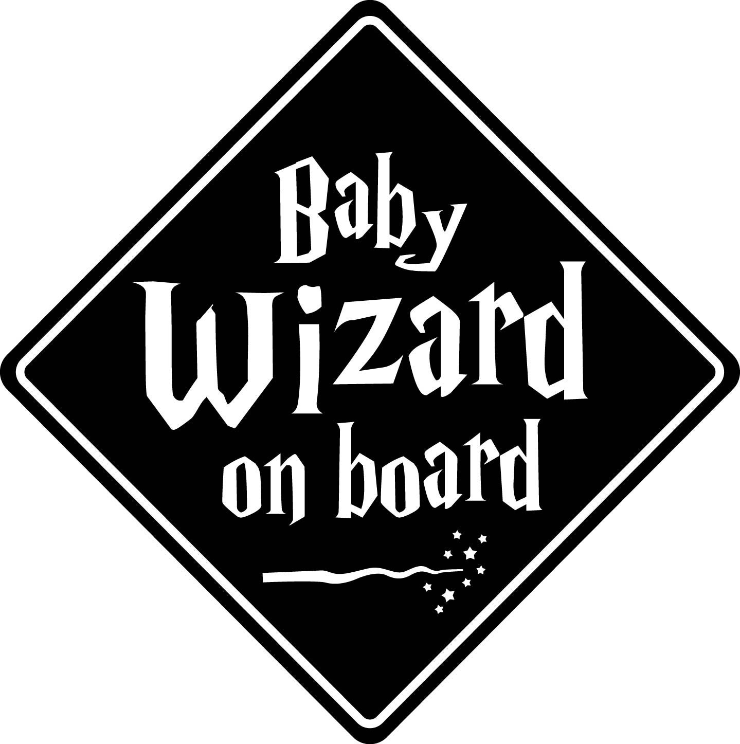 Baby Wizard on Board Digital File - Etsy
