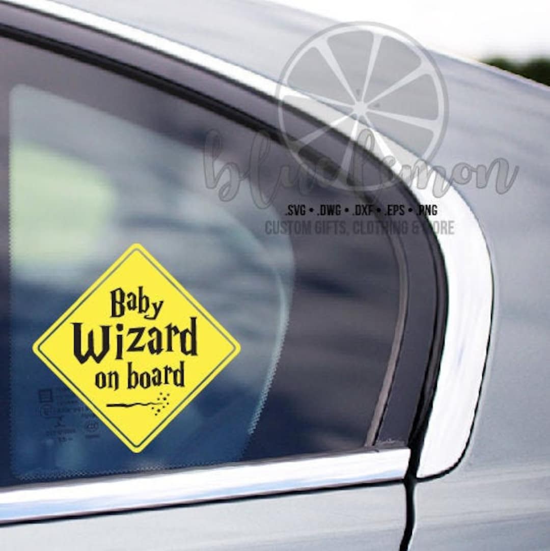 Baby Wizard on Board Digital File - Etsy